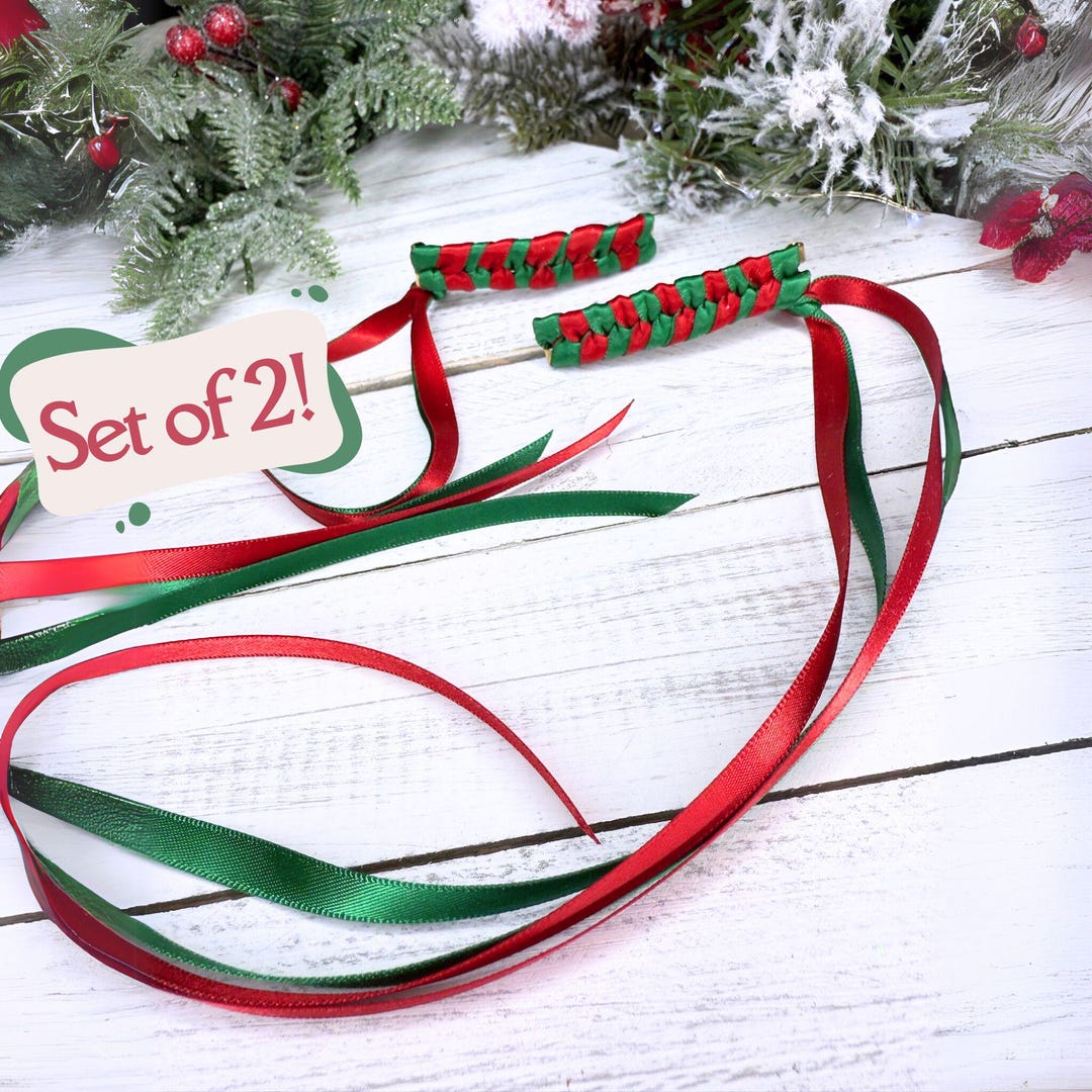 80s Ribbon Hair Barrettes Christmas Stocking Stuffer Gift for Girl ...