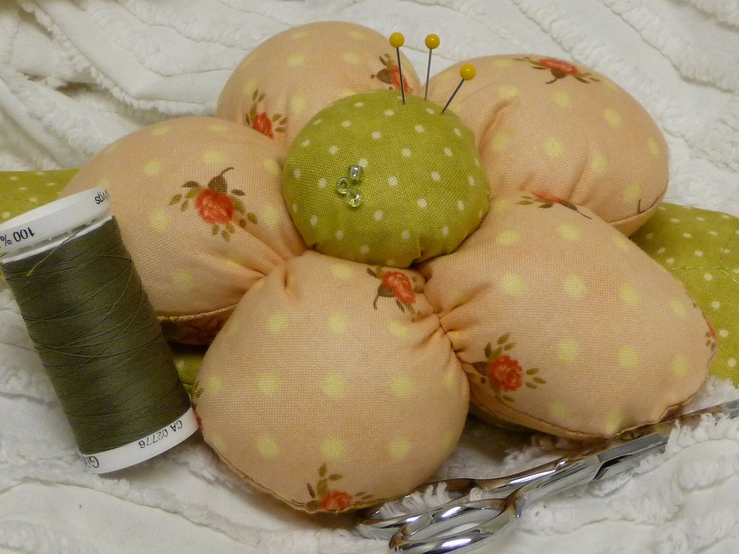 Digital Sewing Pattern Daisy Sewing Pin Cushion 149epdf - Etsy