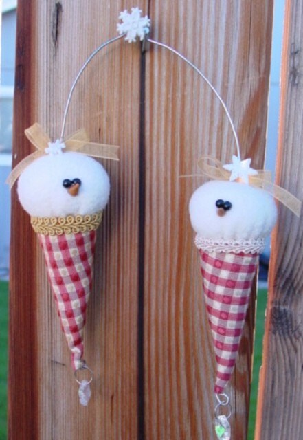 Digital Sewing Pattern - Double Snow-cone Ornament - Teetering on Your ...