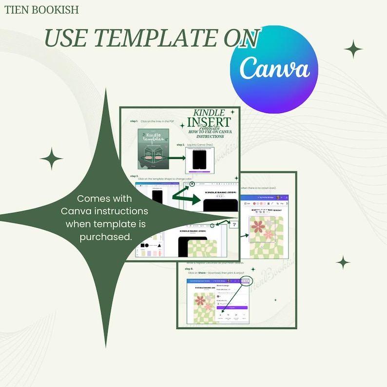 DIY Kindle Insert Template 2024 Paperwhite 12th Gen, Kindle Basic, PDF ...