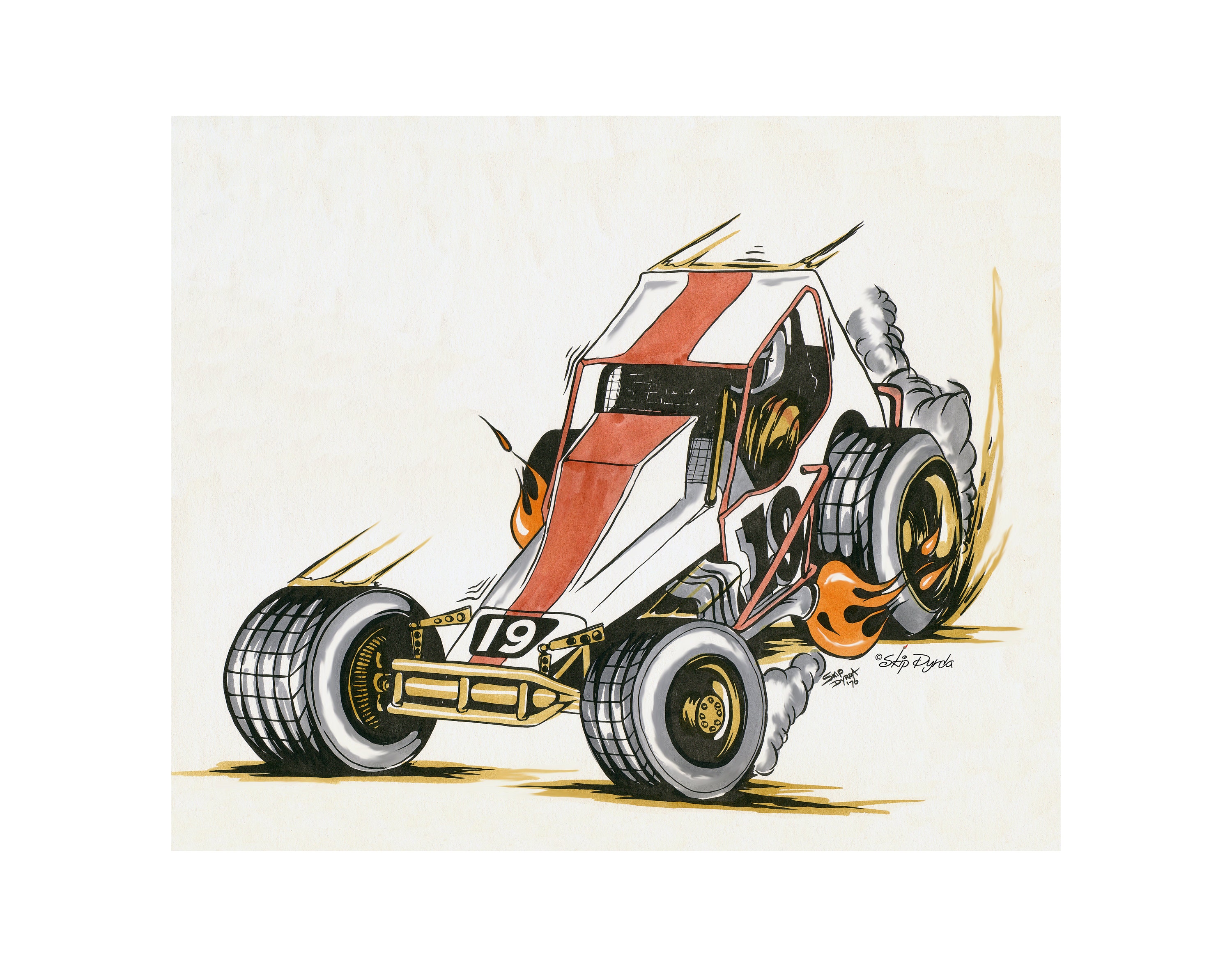 19 Kenny Brightbill Pen and Ink Drawing Cartoon Version - Etsy