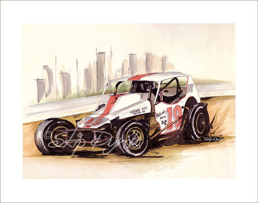 19 Kenny Brightbill Pen and Ink Drawing - Reading Fairgrounds 1977 ...