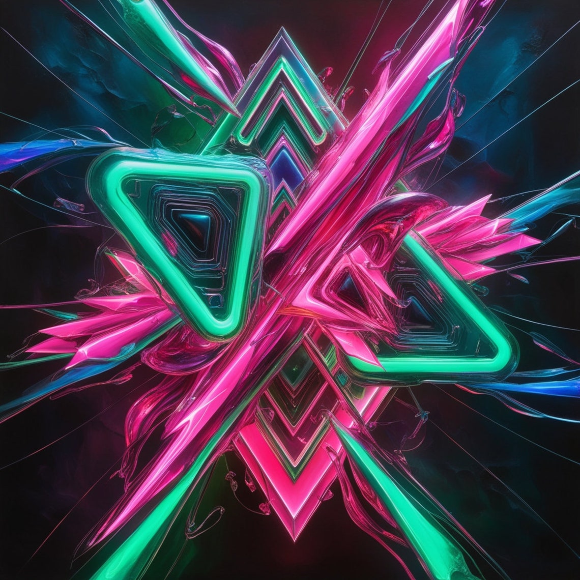 Abstract Art - T-shirt Poster Screensaver Design Bundle PNG Files ...