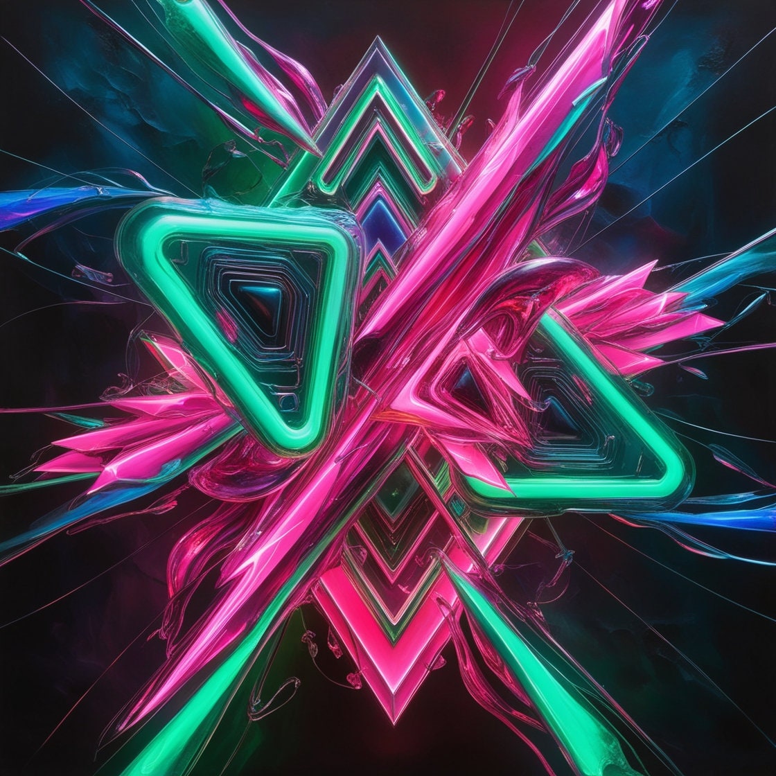 Abstract Art - T-shirt Poster Screensaver Design Bundle PNG Files ...