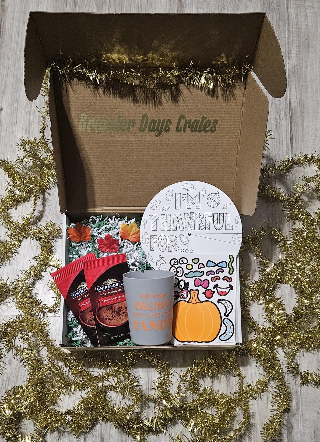 Children's Fall Themed Crate - Etsy