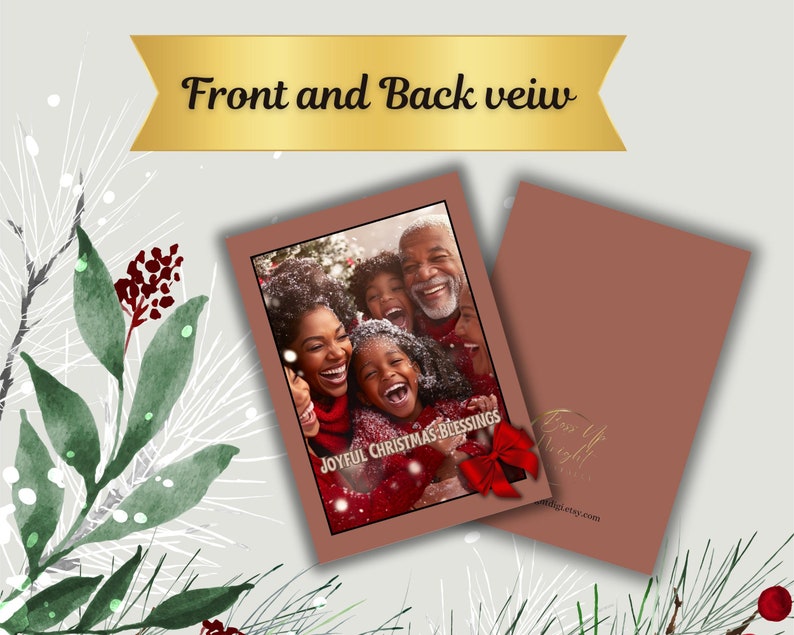 African American Family Instant Download PDF 5x7 African American ...