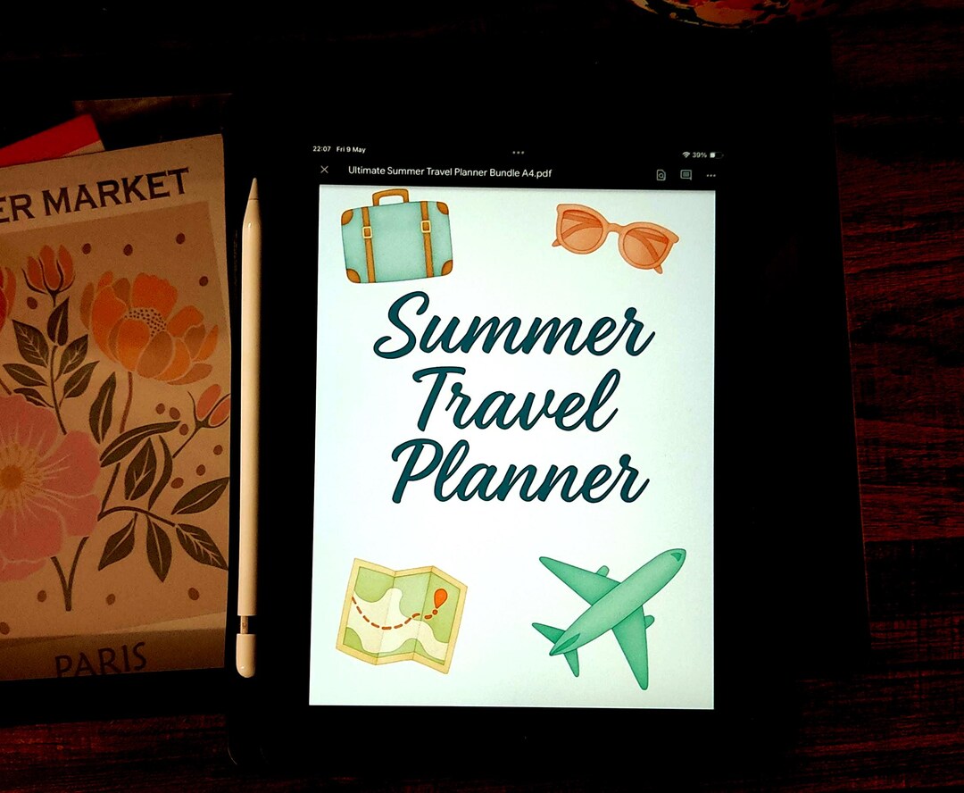 Printable Travel Planner | Summer Vacation Itinerary, Packing List ...