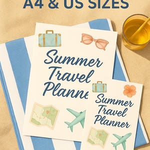 Printable Travel Planner | Summer Vacation Itinerary, Packing List ...