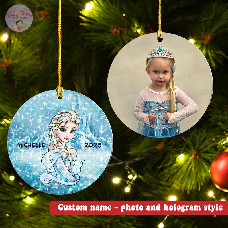 Elsa Circle Ornament - Etsy Canada