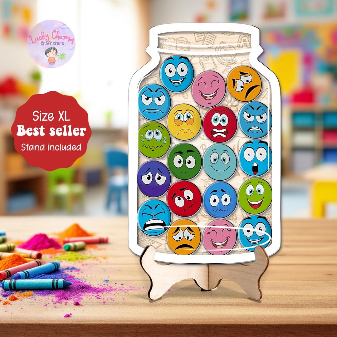 Personalized Emotional Feelings Reward Jar for Kids, Custom Feeling ...