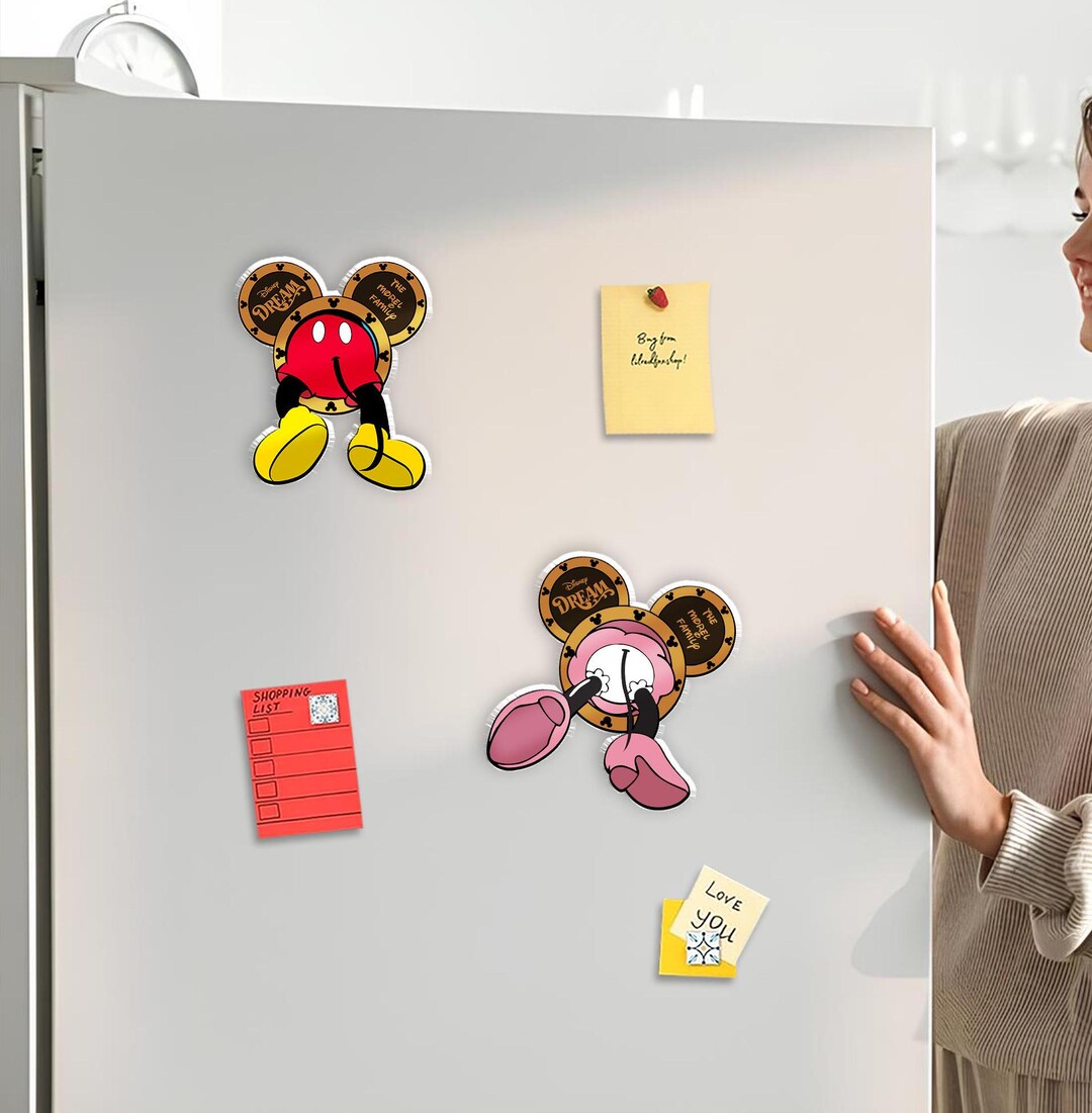 Personalized Acrylic Disney Mouse Porthole Magnet, Custom Door Magnet ...