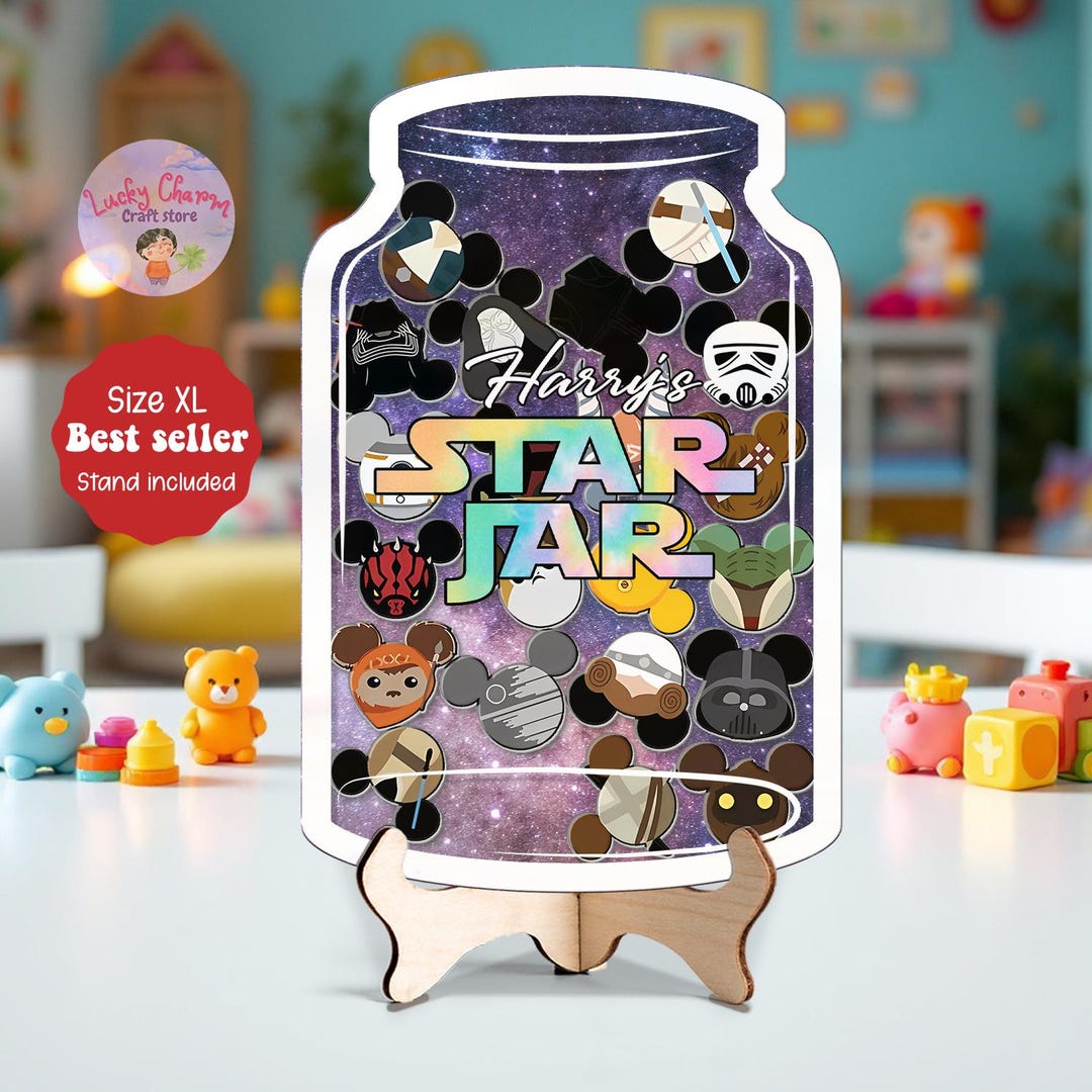 Personalized Star Wars Disney Magnetic Reward Jar, Disneyland Classroom ...