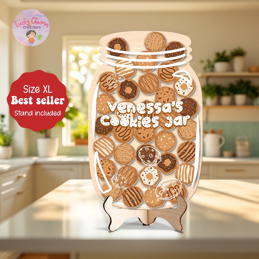 Personalized Cookies Reward Jar, Personalized Gift for Teacher ...