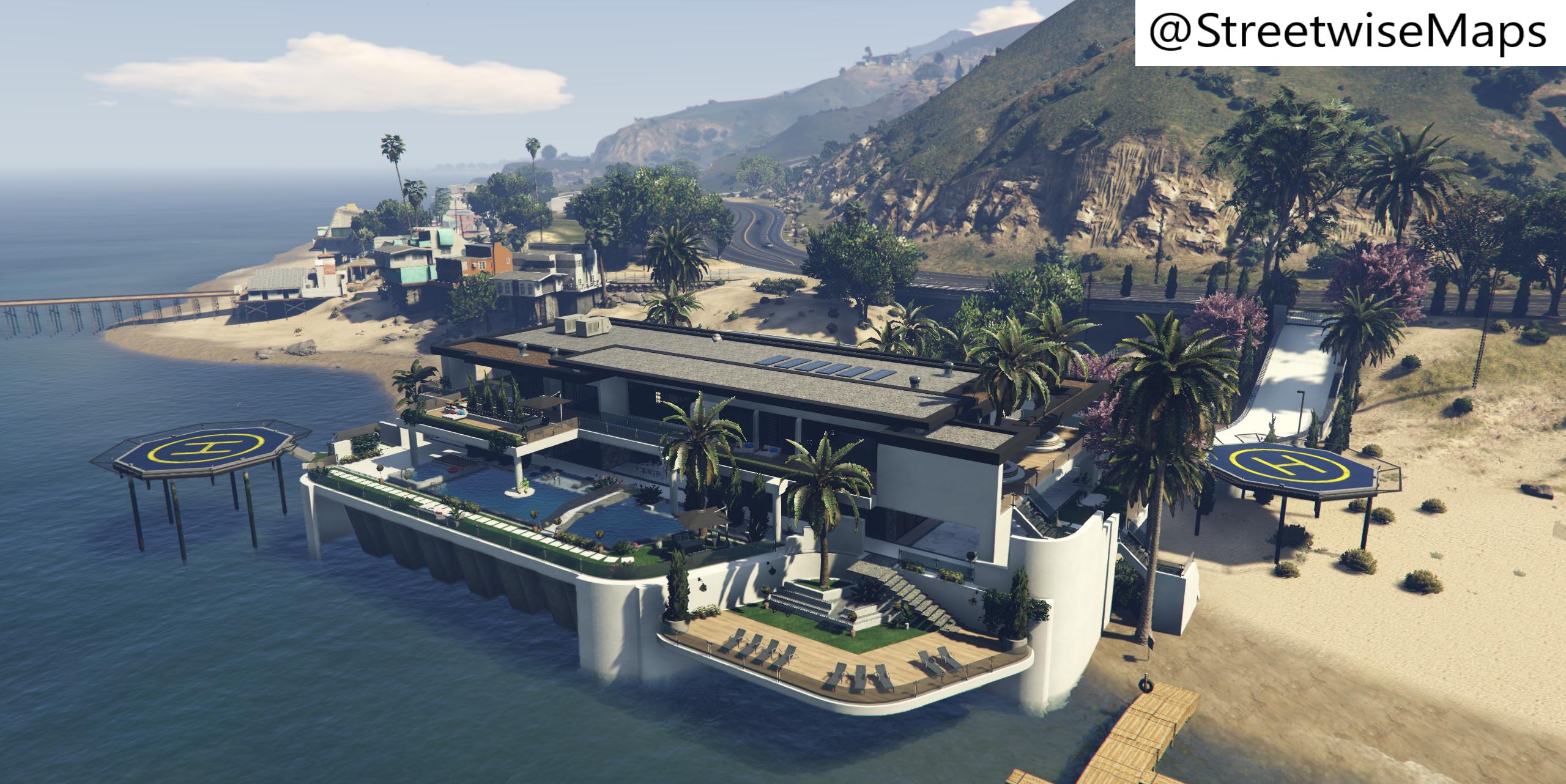 7 MLO Malibu Beach Villa High Quality Optimized Fivem Ready Grand Theft ...