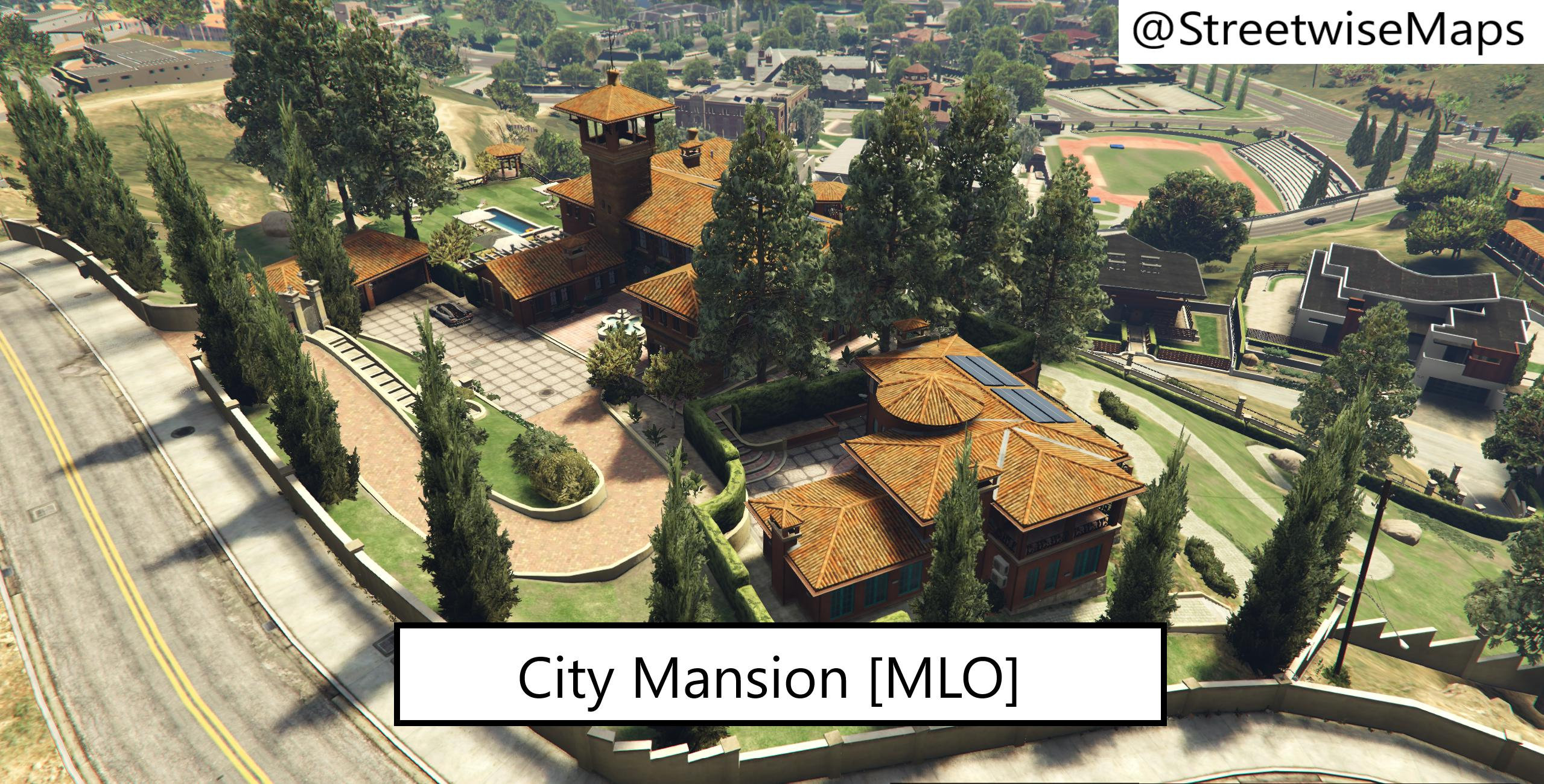 29 MLO City Mansion High Quality Optimized Fivem Ready Grand Theft Auto ...