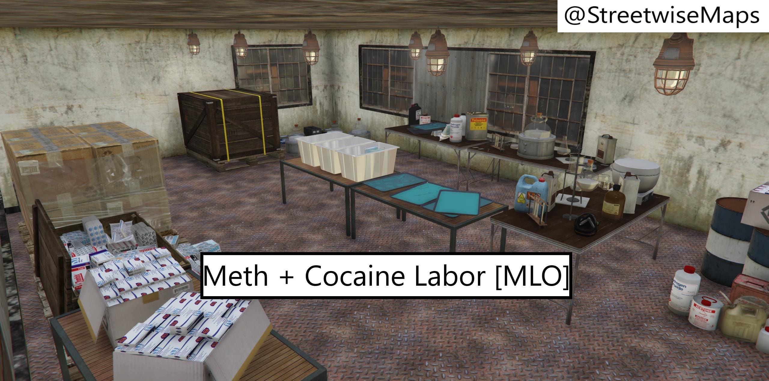26 MLO Drug Labs High Quality Optimized Fivem Ready Grand Theft Auto 5 ...