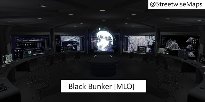 23 MLO Black Bunker High Quality Optimized Fivem Ready Grand Theft Auto ...