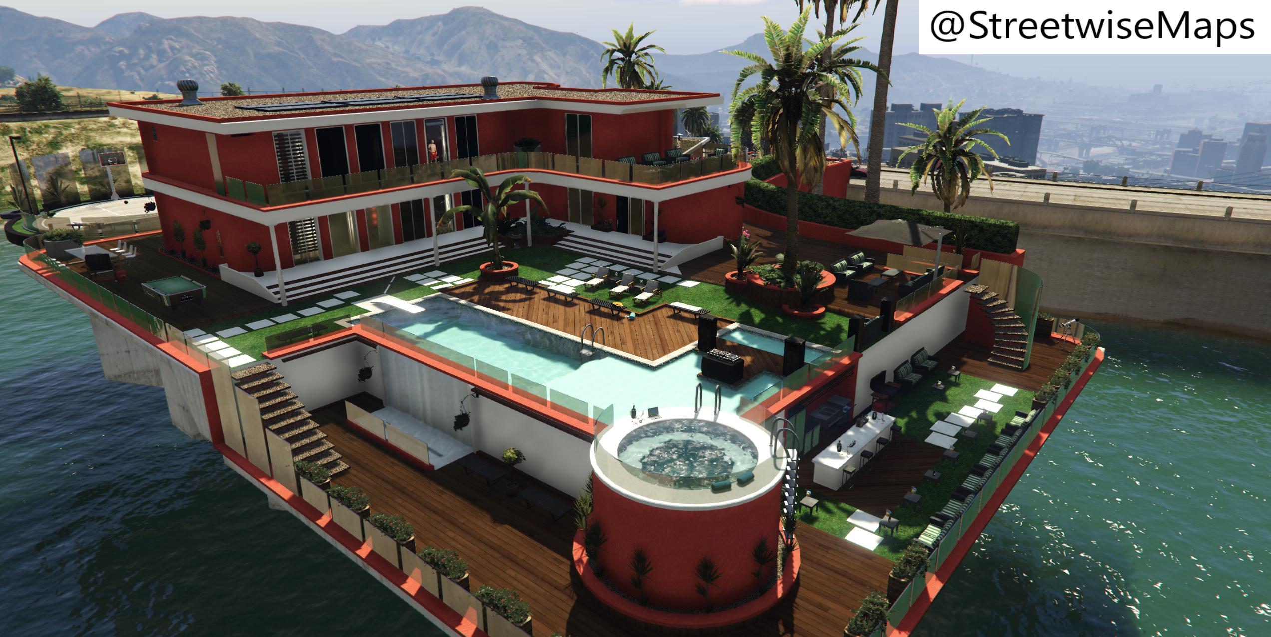 16 MLO Red Lake House High Quality Optimized Fivem Ready Grand Theft ...