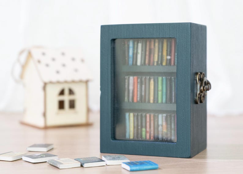 Pocket Edition Anxiety Bookcase With Customized Text Relieve Anxiety ...