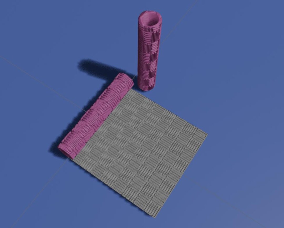 Geometric Texture Roller Set - 4 Units for Texturing Clay Craft ...