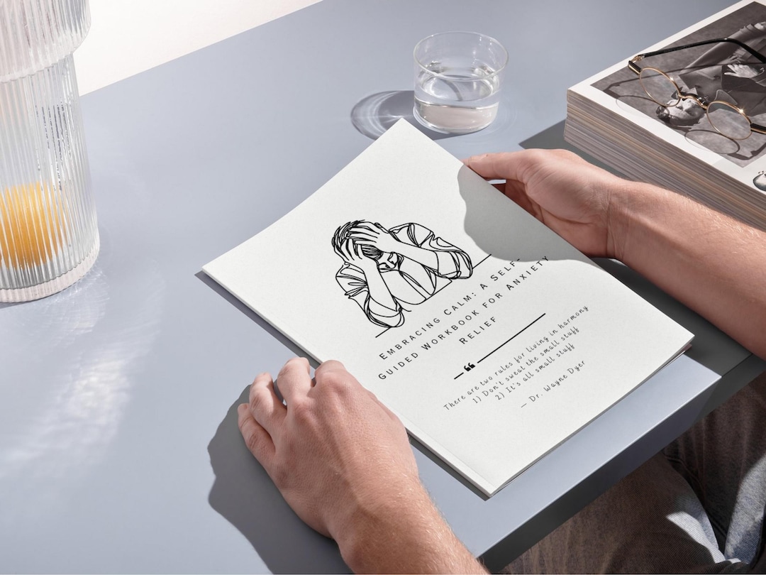Printable Anxiety Workbook for Adults and Teens Mental Health Journal ...