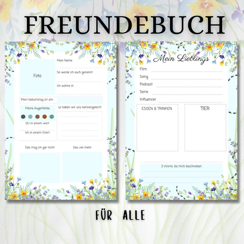 Freundebuch erwachsene - Etsy.de