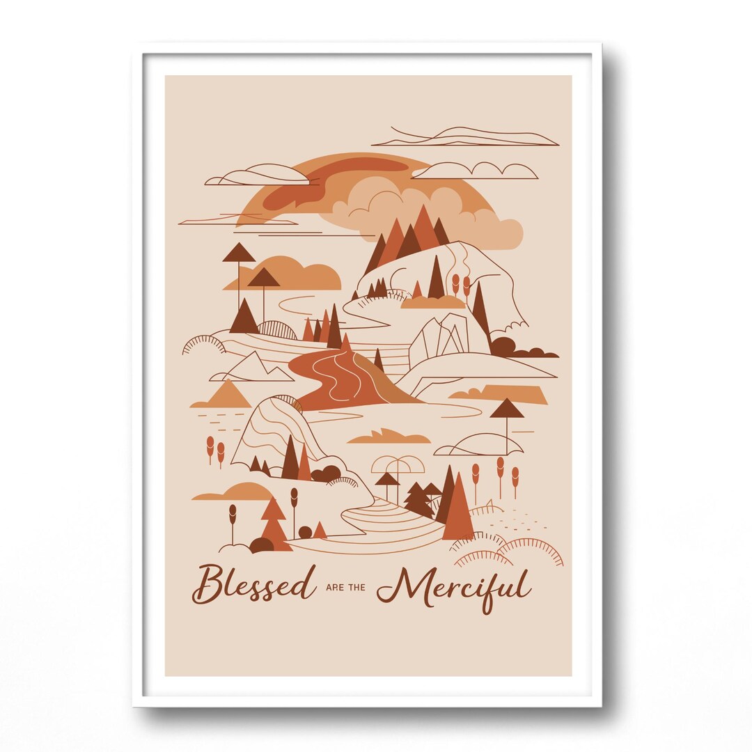 Sermon on the Mount: Blessed Are the Merciful| Jesus Art, Christian ...