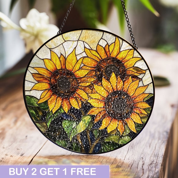 Glass Sunflower - Etsy