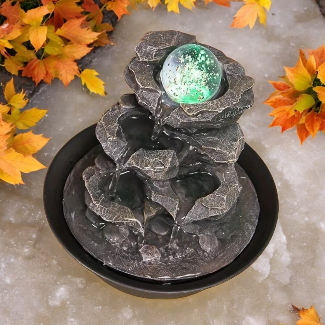 Miniature Fountain, Zen, Water Fountain, Water Jets, Brunnen ...