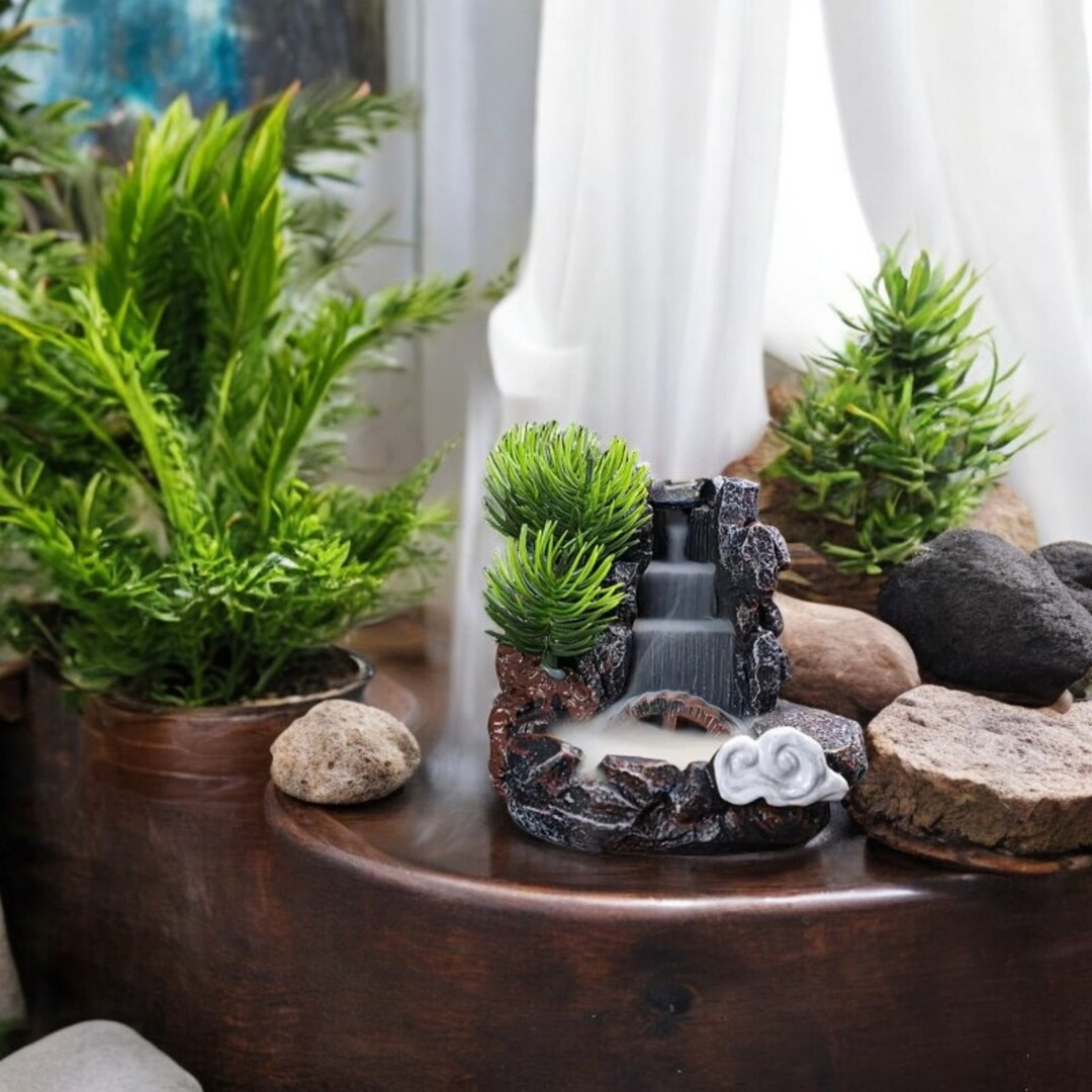 Aroma Diffuser, Diffuseur , Smoke Fountain, Miniature Fountain, Zen ...