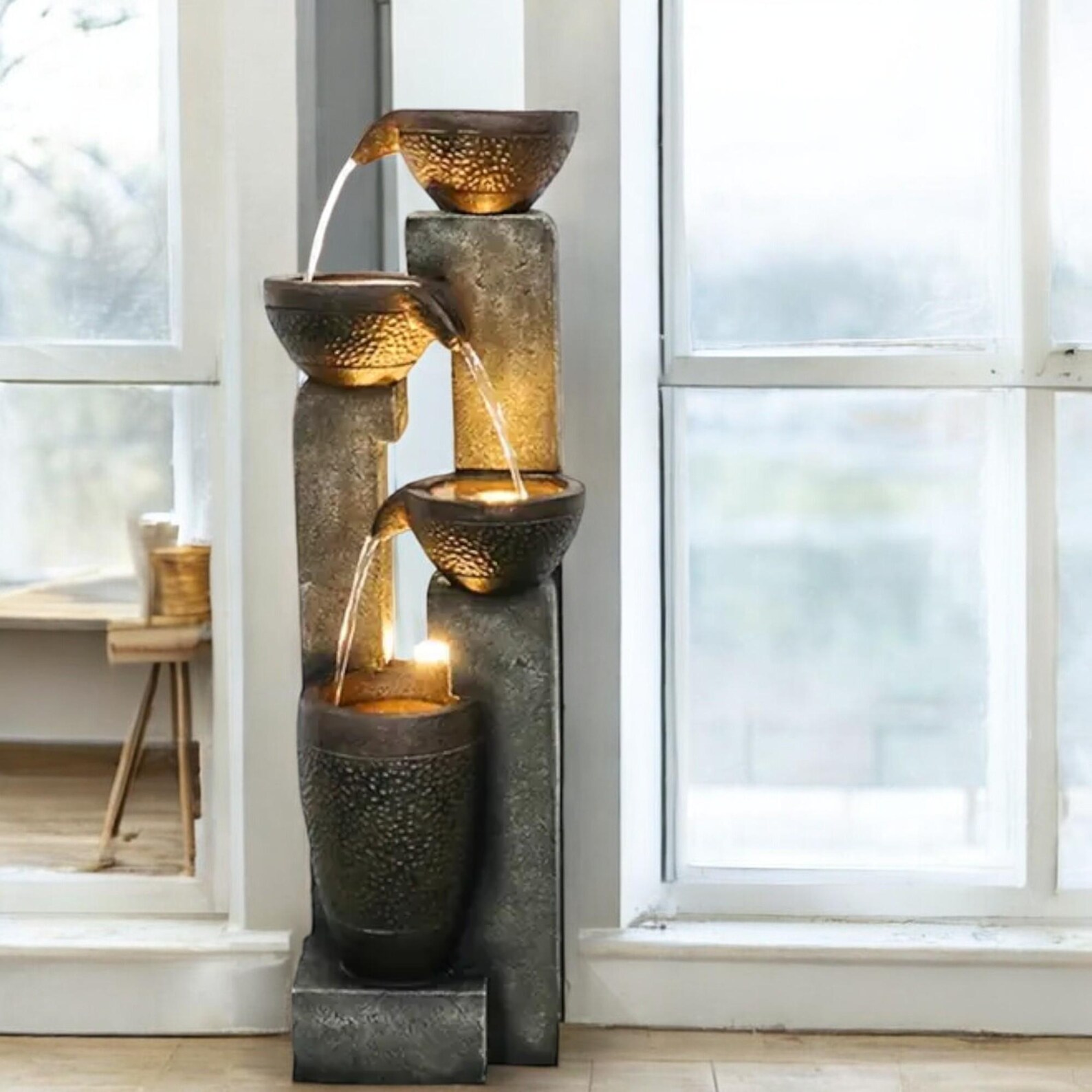 Water Fountain, Water Jets, Fountains, Brunnen, Zen, Zimmerbrunnen ...