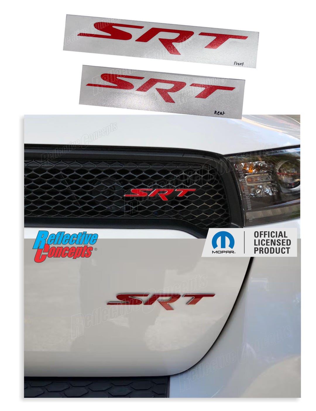 SRT Emblem Overlay Sticker - 2018-2024 Durango SRT, SRT 392 - Etsy