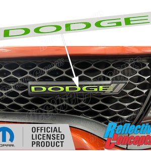 DODGE Grille Lettering Emblem Overlay Sticker - 2013-2023 Charger - Etsy