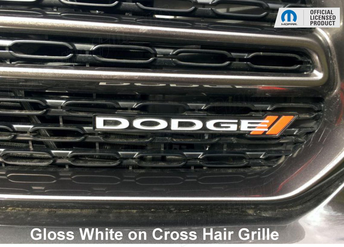 DODGE Grille Emblem Lettering Overlay Sticker - 2013-2026 Durango - Etsy