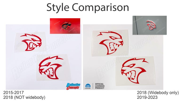 Challenger SRT Hellcat - Hellcat Fender Emblem Overlay Stickers - Etsy