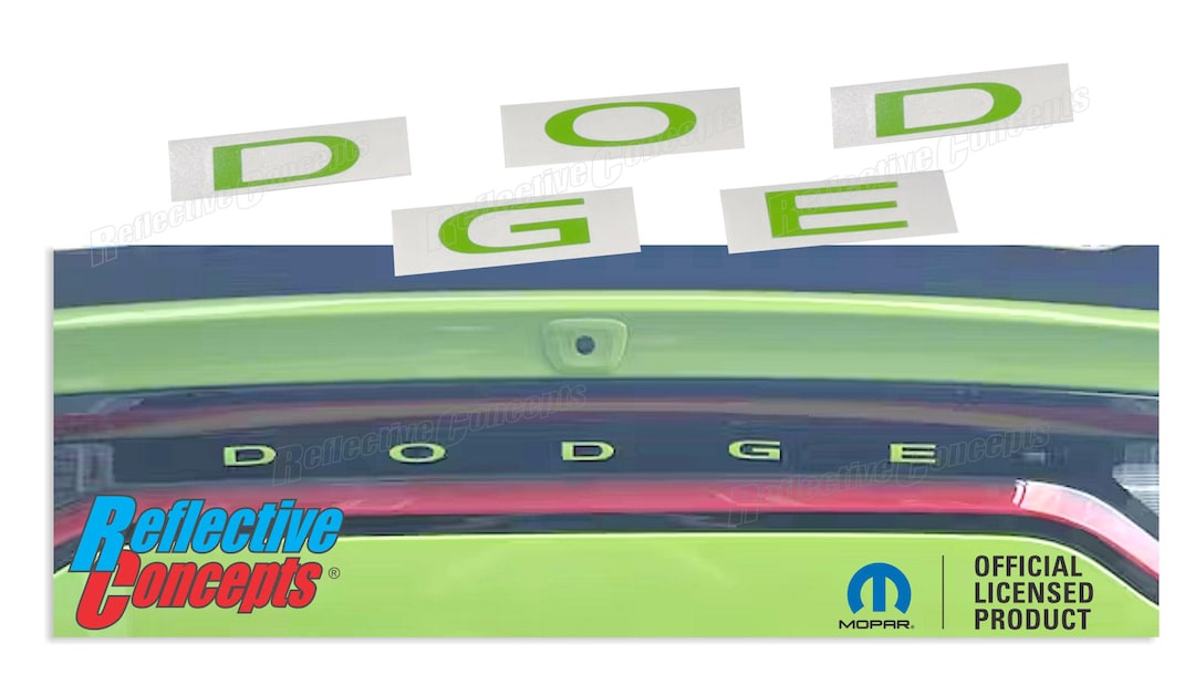 DODGE Rear Emblem Overlay Sticker - 2011-2023 Charger - Etsy