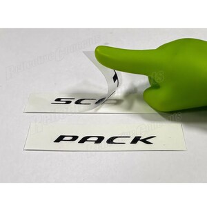 SCAT PACK Grille Emblem Overlay Stickers - Charger Scat Pack - Etsy
