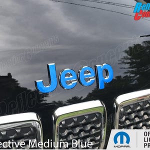 JEEP CHEROKEE - Front and Rear Jeep Emblem Overlay Stickers - Etsy