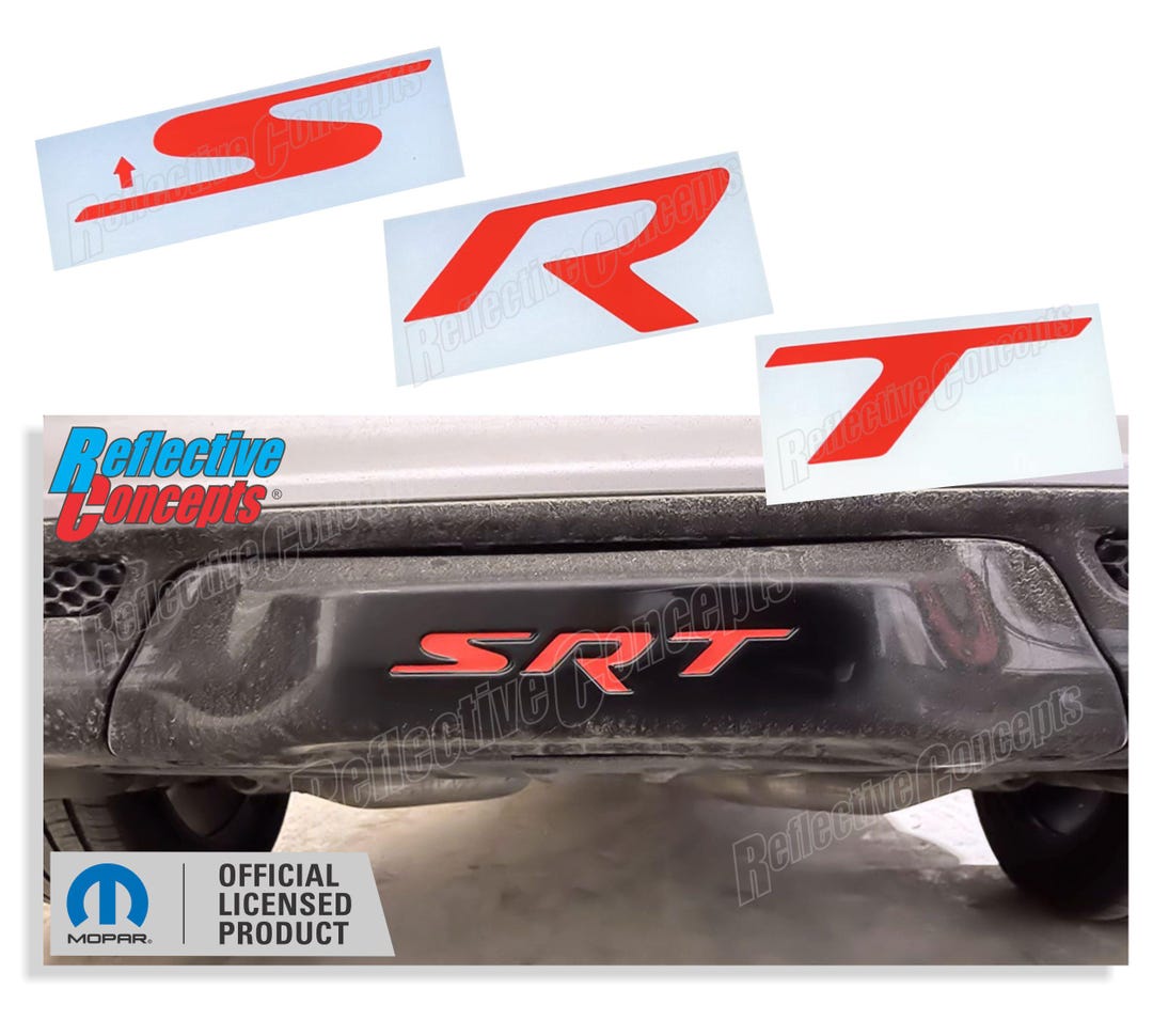 SRT Hitch Cover Inlay Decal Sticker - 12-21 Grand Cherokee SRT - Etsy