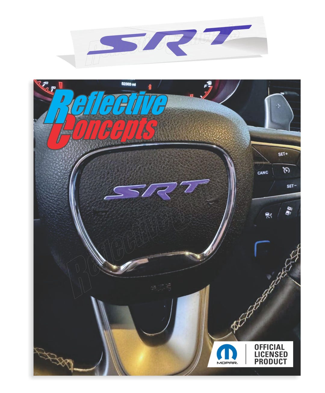 SRT Steering Wheel Lettering Decal Sticker - Durango SRT - Etsy