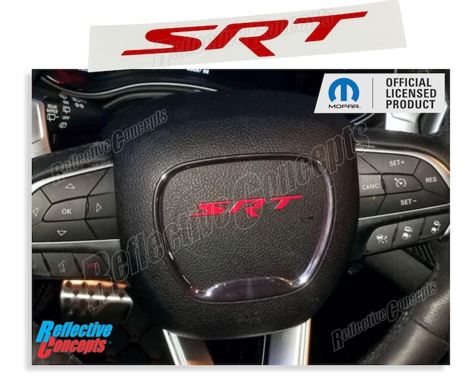 SRT Steering Wheel Lettering Decal Sticker - 14-21 Grand Cherokee SRT ...
