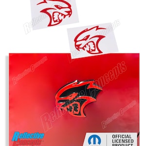 Challenger SRT Hellcat - Hellcat Fender Emblem Overlay Stickers - Etsy