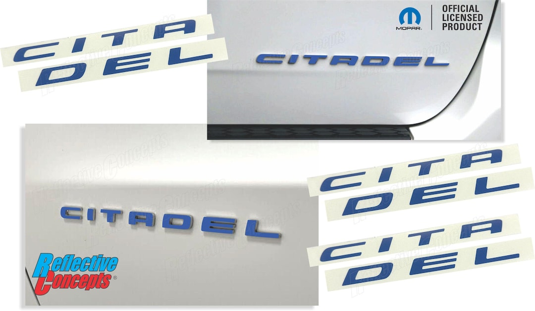 CITADEL Emblem Overlay Stickers - 2011-2024 Durango Citadel - Etsy