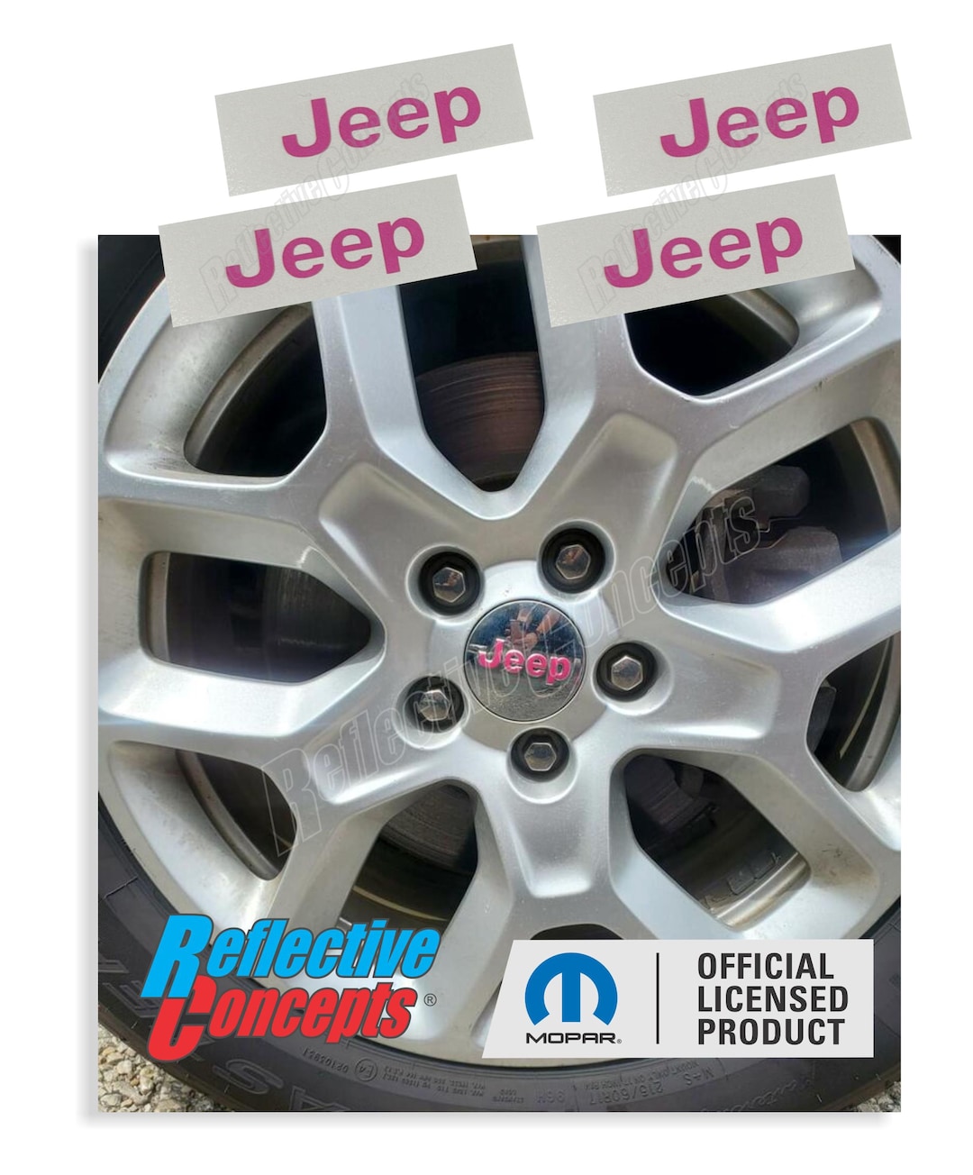 15-23 Renegade - Jeep Center Cap Lettering Decal Stickers - Etsy