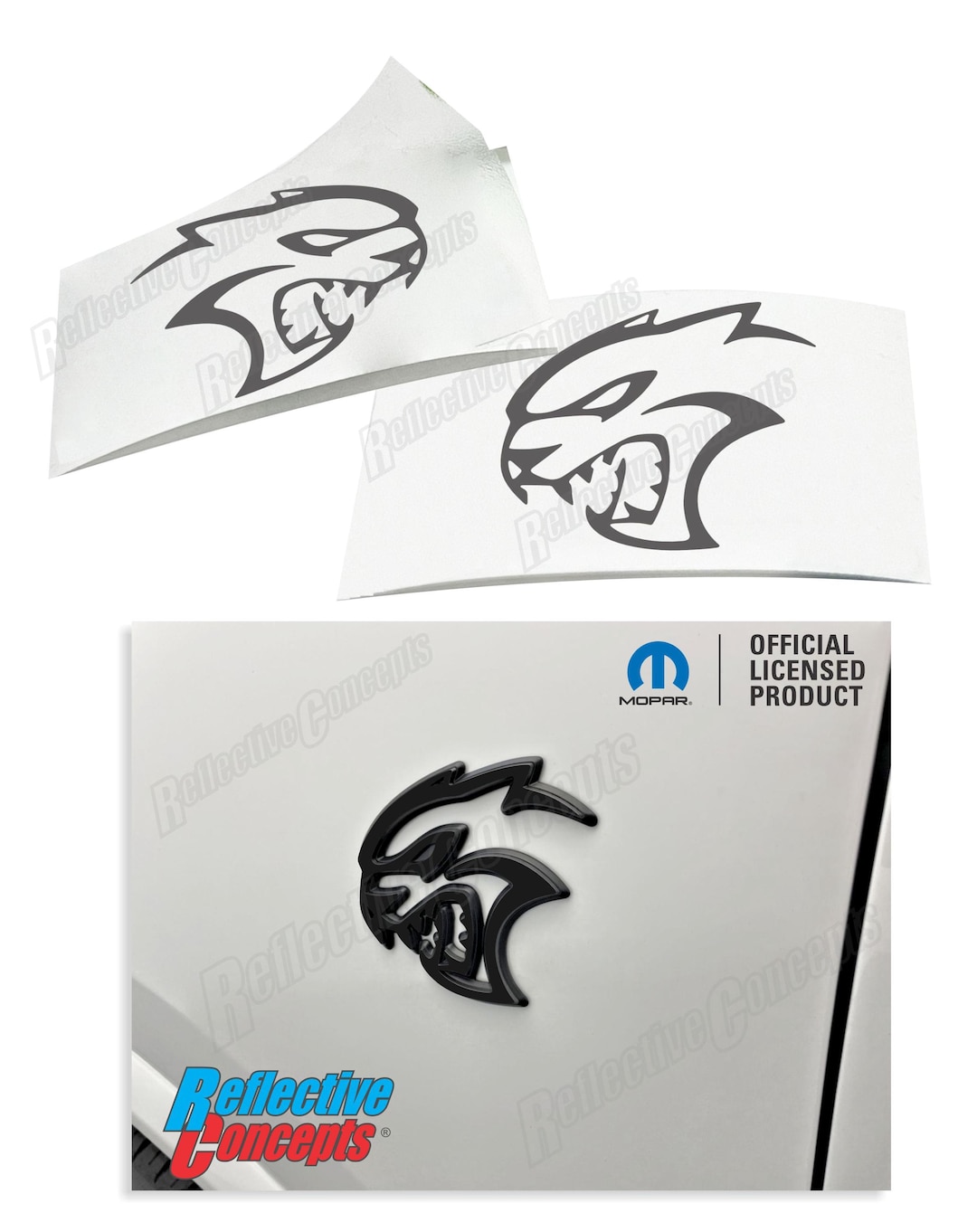 Durango SRT Hellcat - Hellcat Fender Emblem Overlay Decal Stickers - Etsy