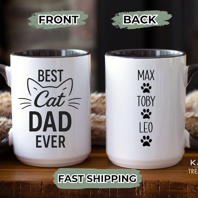 Orange Best Dad Ever Mug - Etsy