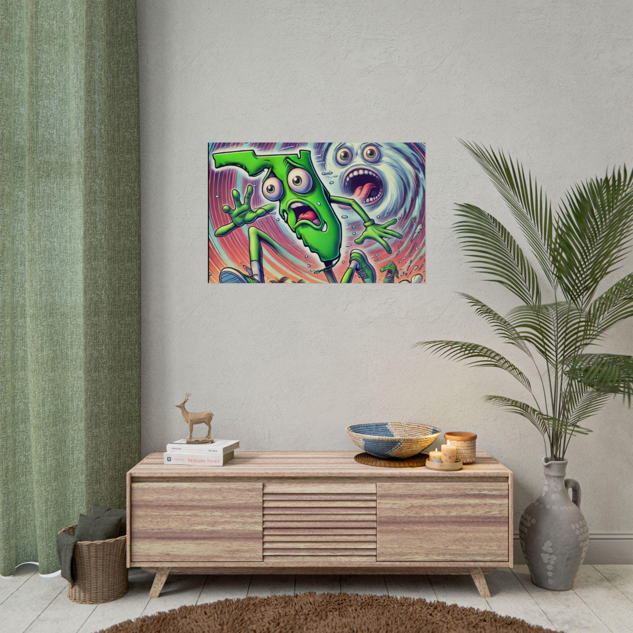 Poster: Florida's Hurricane Pain - Etsy