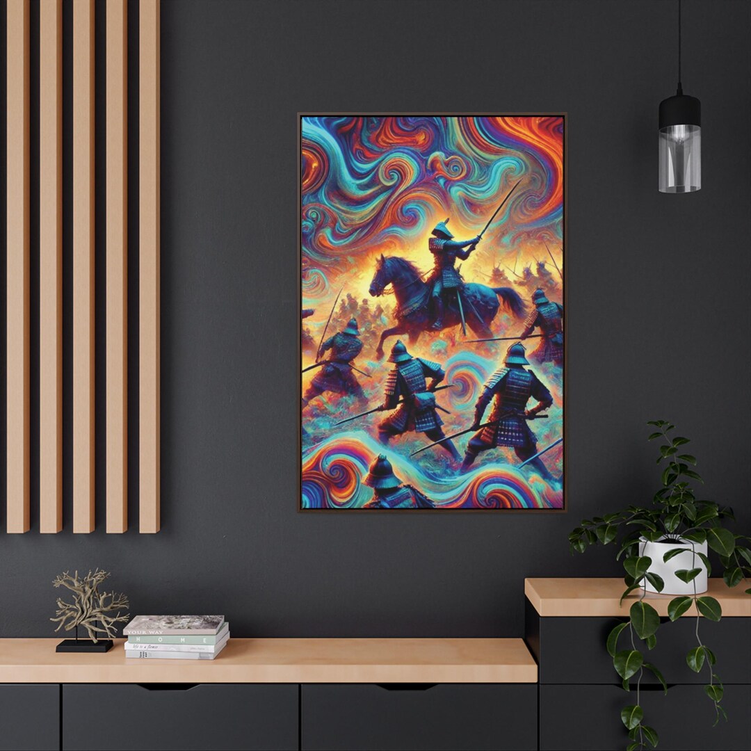 Samurai Storm Psychedelic Battle Charge - Etsy