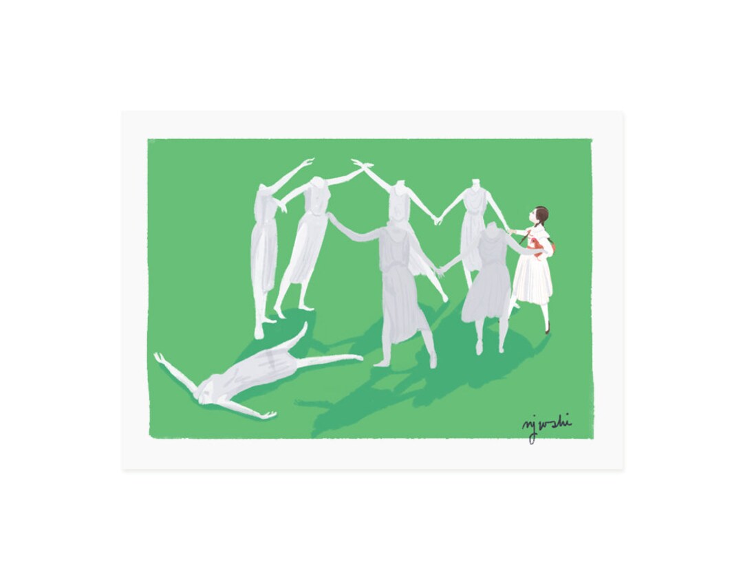 9 Ladies Dancing - 5x7 Art Print - Etsy