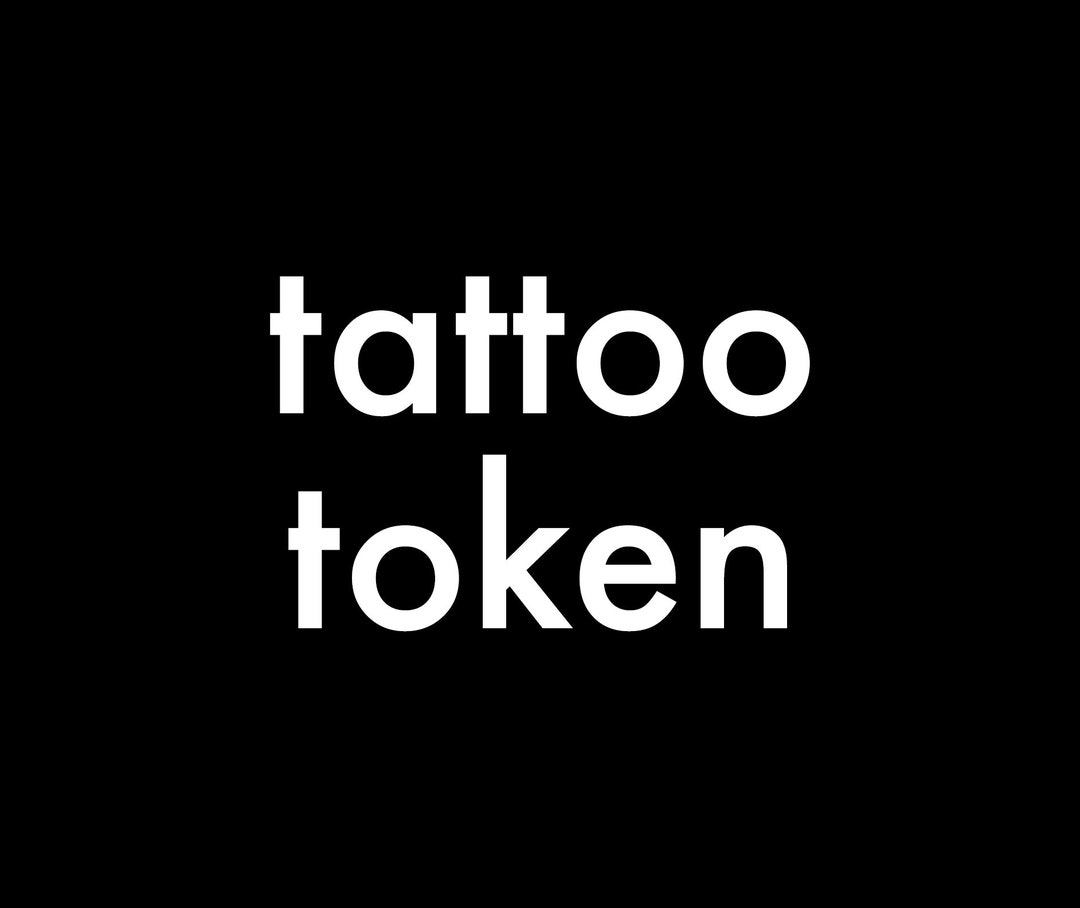 Tattoo Token - Etsy